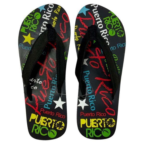 Puerto Rico Flip Flops - Latinxs Infuzion Gift Shop